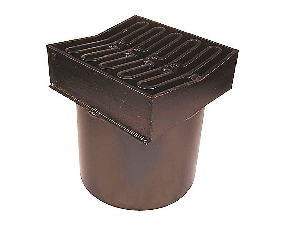 Rendestenskarm med rist Ø315 buet - 222640315