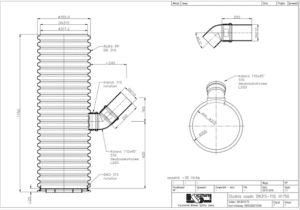 Sandfangsbrønd 315 X 110 mm m/35L. opsamling af blade/sand