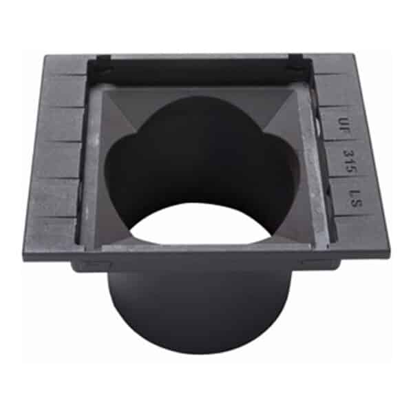 Ulefos 315 x 334 mm rendestenskarm uden rist, 2-flanget, SG » Kloakgods