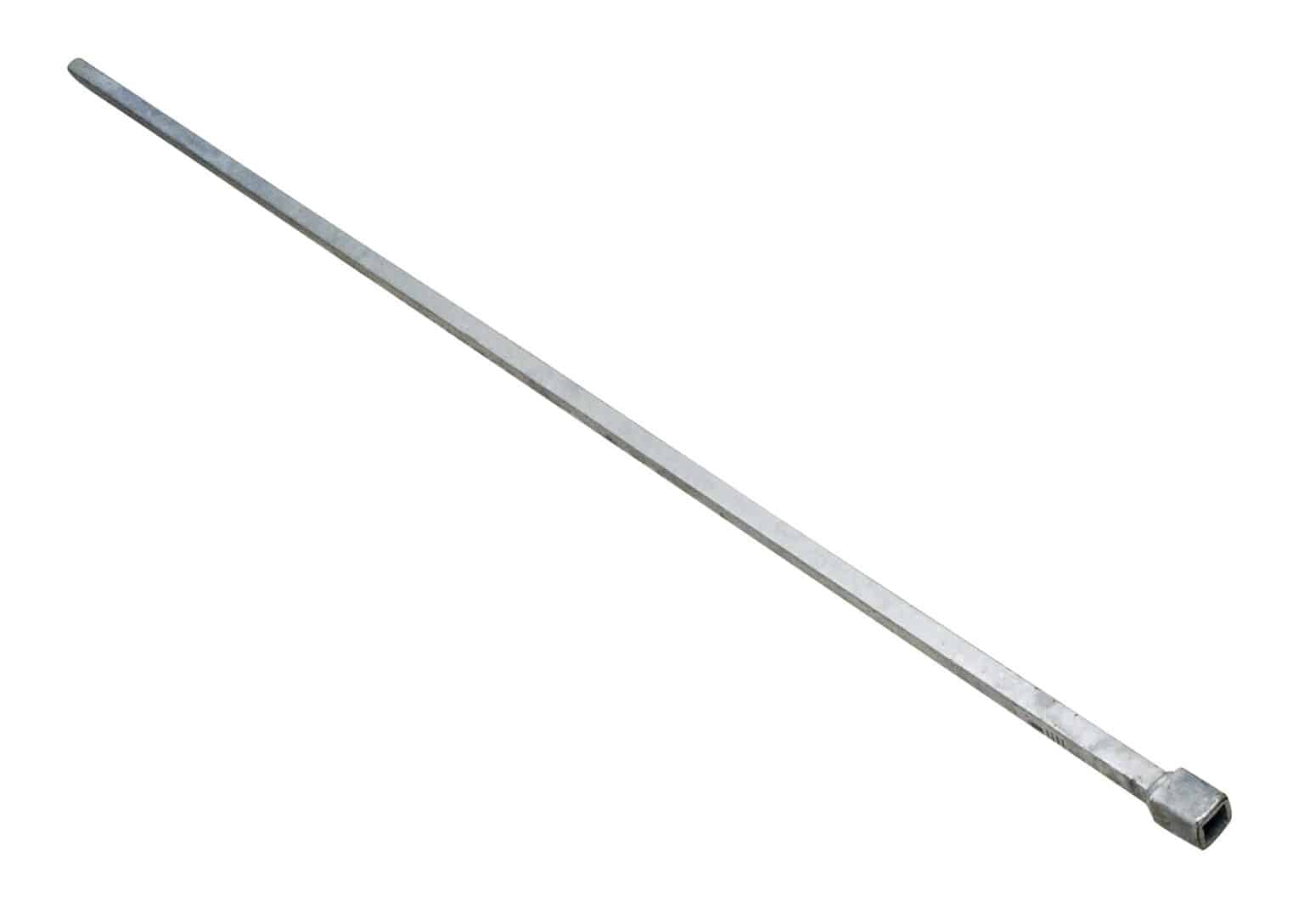 22 mm x 1300 mm spindel, firkant stål med 22 mm. hul » Kloakgods