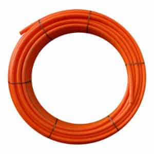 Uponor 32 mm SDR17 PE-kabelrør, glat/glat, 100 m, orange » Kloakgods